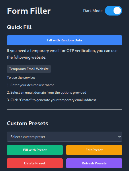 GitHub - mesaifali/form-fairy-extension: FormFairy is a powerful Chrome ...